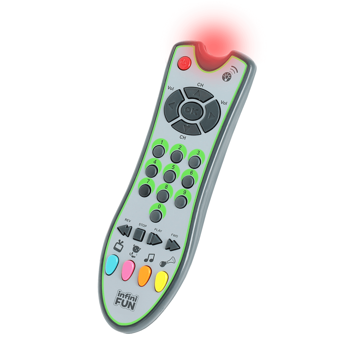 Infinifun My Remote Control kaukosäädin - A-T Lastenturva verkkokauppa