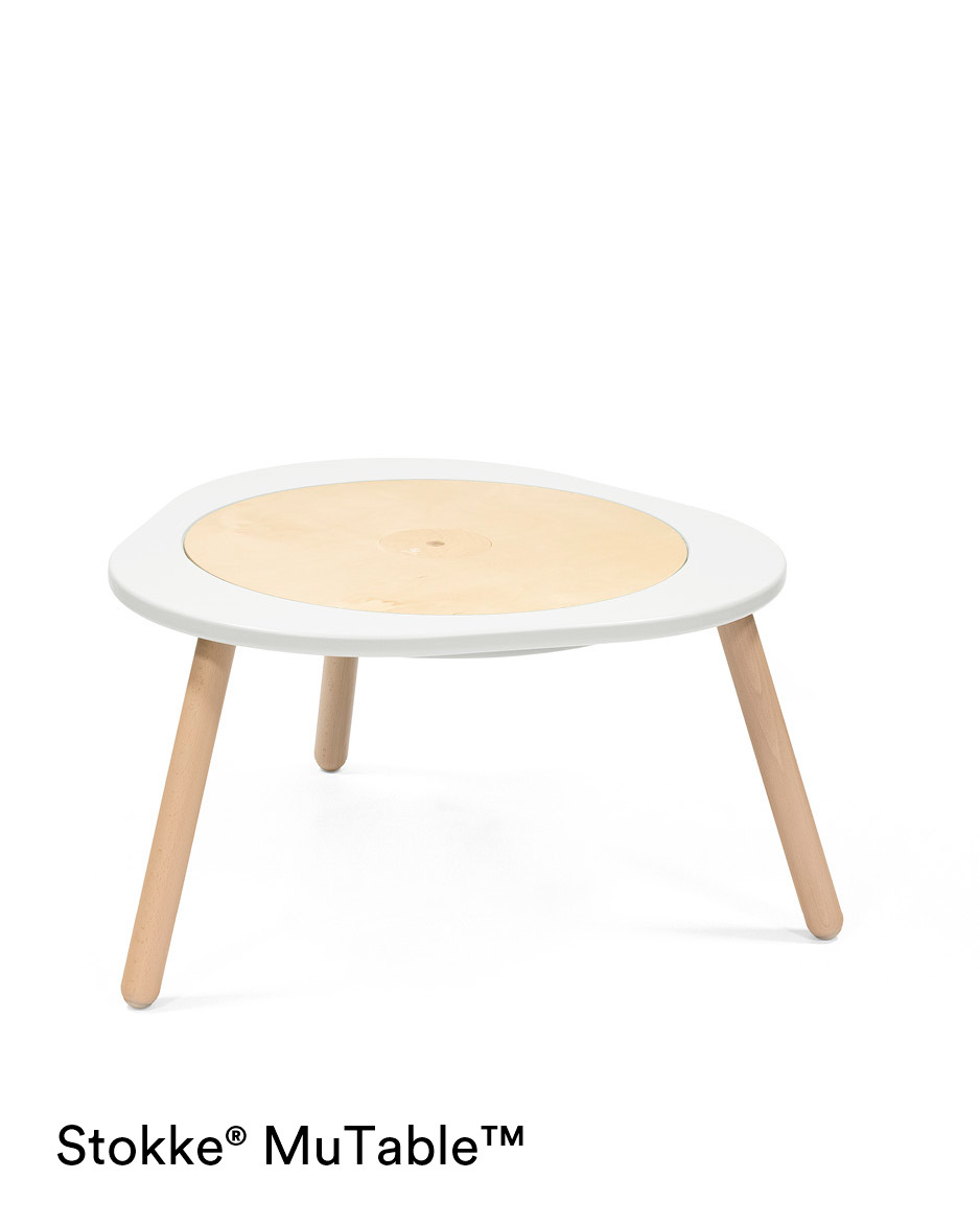 Stokke MuTable V2 leikkipöytä White - A-T Lastenturva verkkokauppa